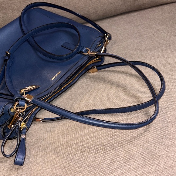 Coach | Bags | Coach Navy Blue Shoulder Bag | Poshmark